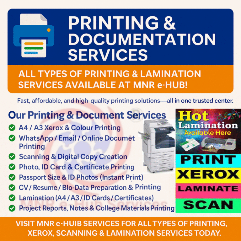 Xerox, Colour Xerox, WhatsApp/Email Prints, Aadhaar Download, Print ...